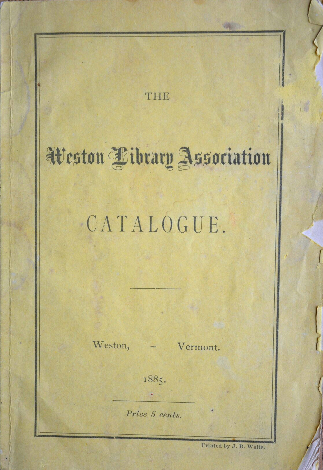 History – Wilder Memorial Library